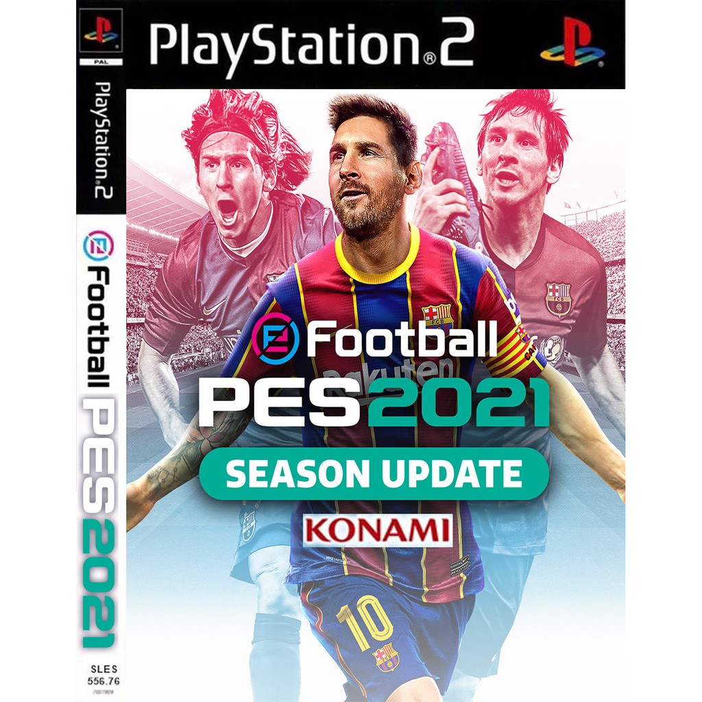 แผ่นเกมส์ PES2021 คาวานี่ ย้ายมาแมนยูแล้ว PS2 Playstation 2 คุณภาพสูง ...