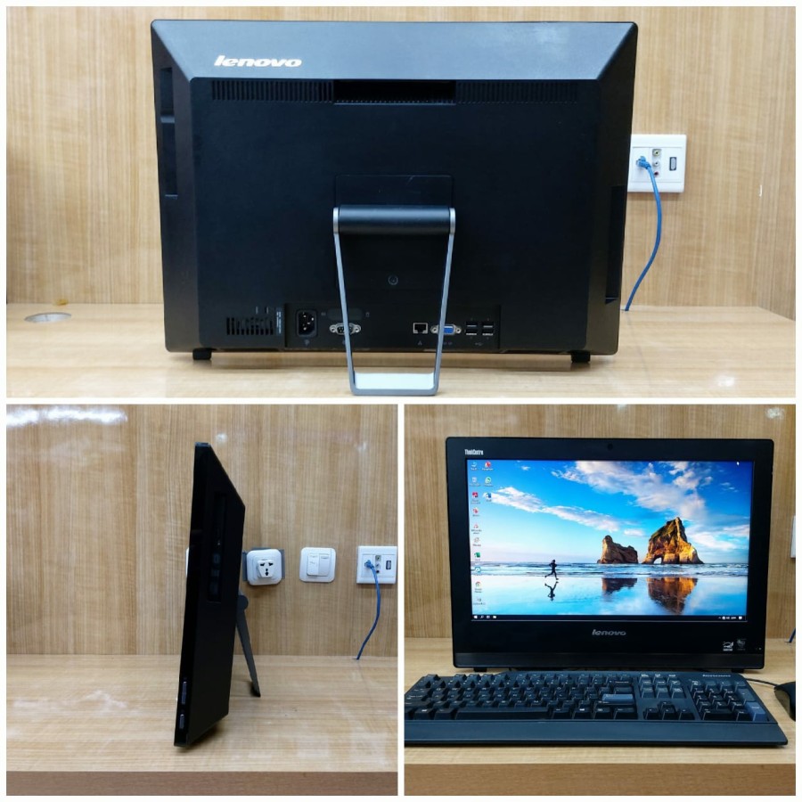All In One Desktop Lenovo ThinkCentre E73z Core i3-4130 3.40GHz RAM 4GBHDD 1000GB DVD wifi มี ...