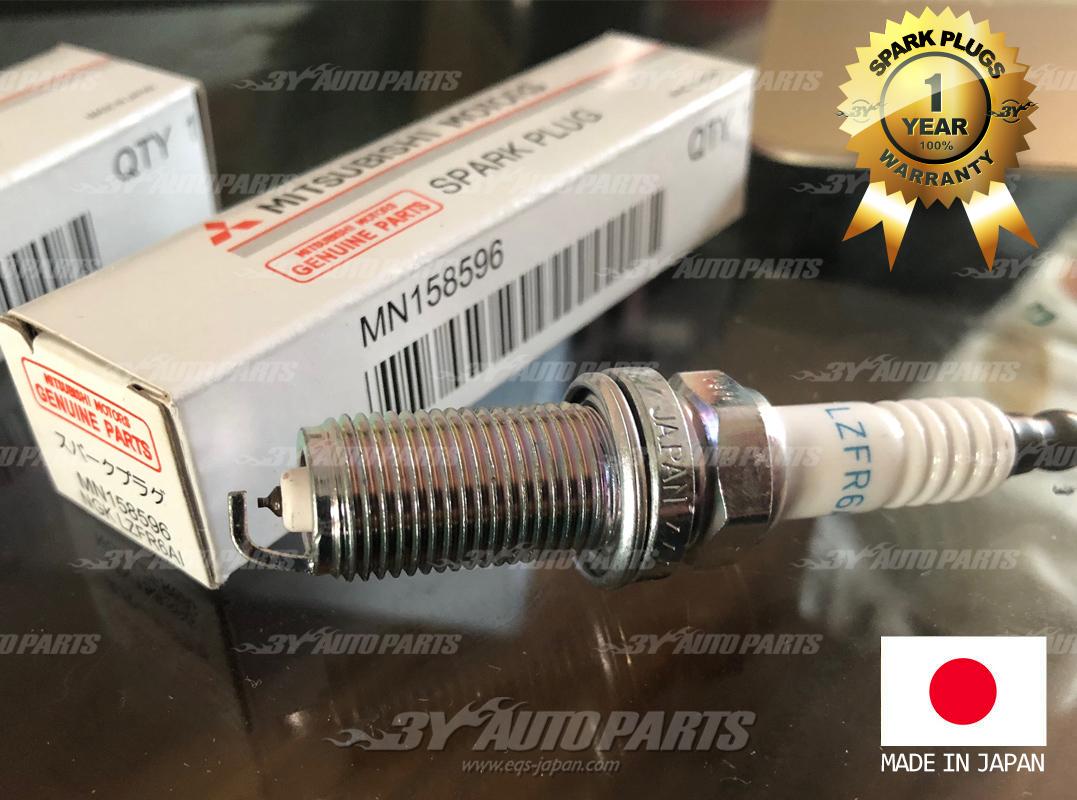NGK หัวเทียน (1ชุด4หัว) MN158596 IRIDIUM LZFR6AI ใช้สำหรับรถยนต์ ...