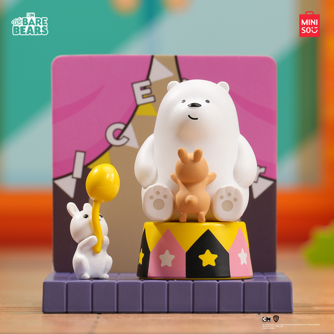 Miniso กล่องมหัศจรรย์ กล่องมหัศจรรย์โมเดล We Bare Bears Mini Fun ...