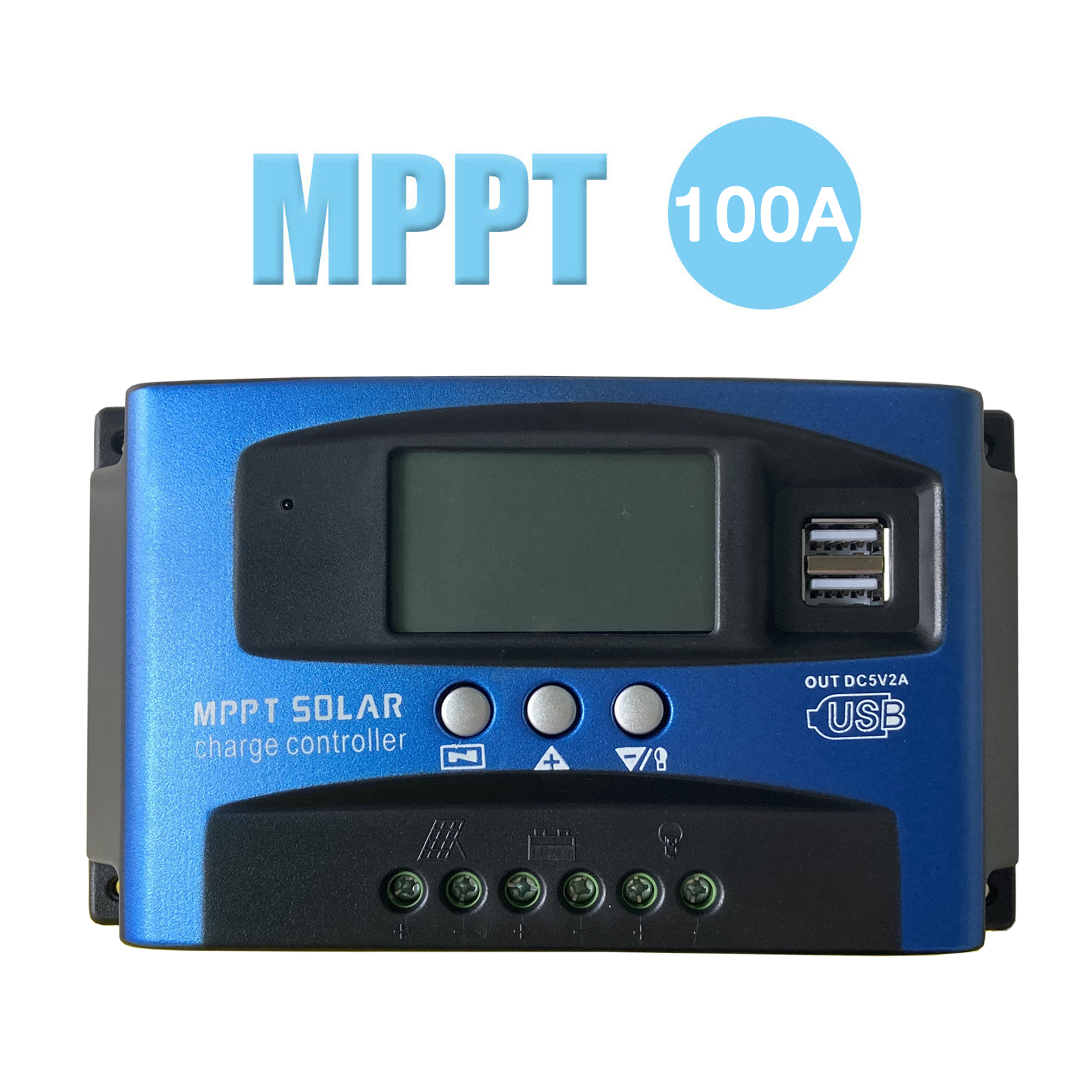 mppt dc to dc solar charger controlle 30A/60A/100A ชาร์จเจอร์ 12v24v ชา ...
