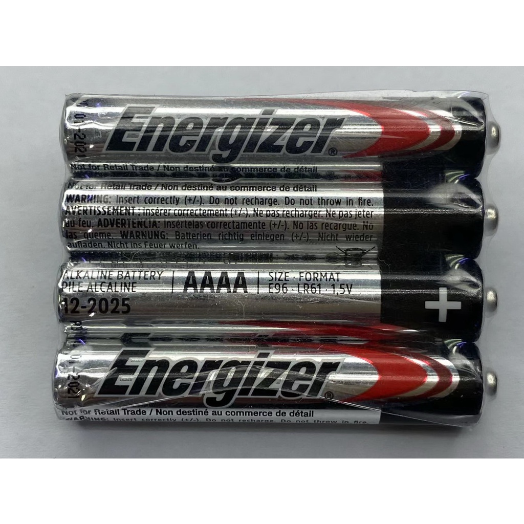 double A battery ถ่าน 4A AAAA Energizer E96 - Alkaline Batteries 1.5V ...