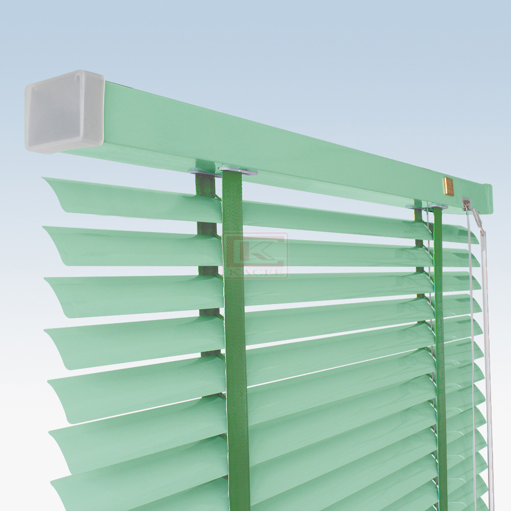 KACEE มู่ลี่ มู่ลี่อะลูมิเนียม มู่ลี่อลูมิเนียม ม่านหน้าต่าง รุ่นแกนปรับ เทปผ้า ใบขนาด 50 มม. สี ...