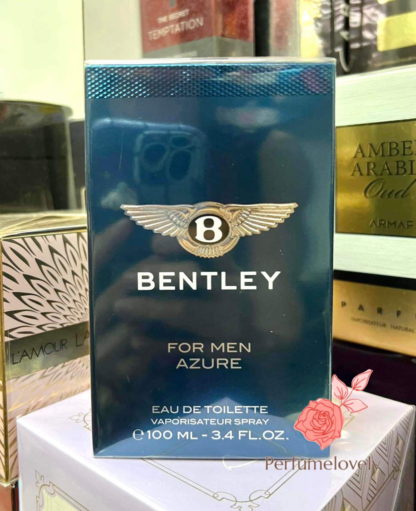 น้ำหอมแท้100% Bentley azure perfume for Men EDT. 100 ml | Lazada.co.th