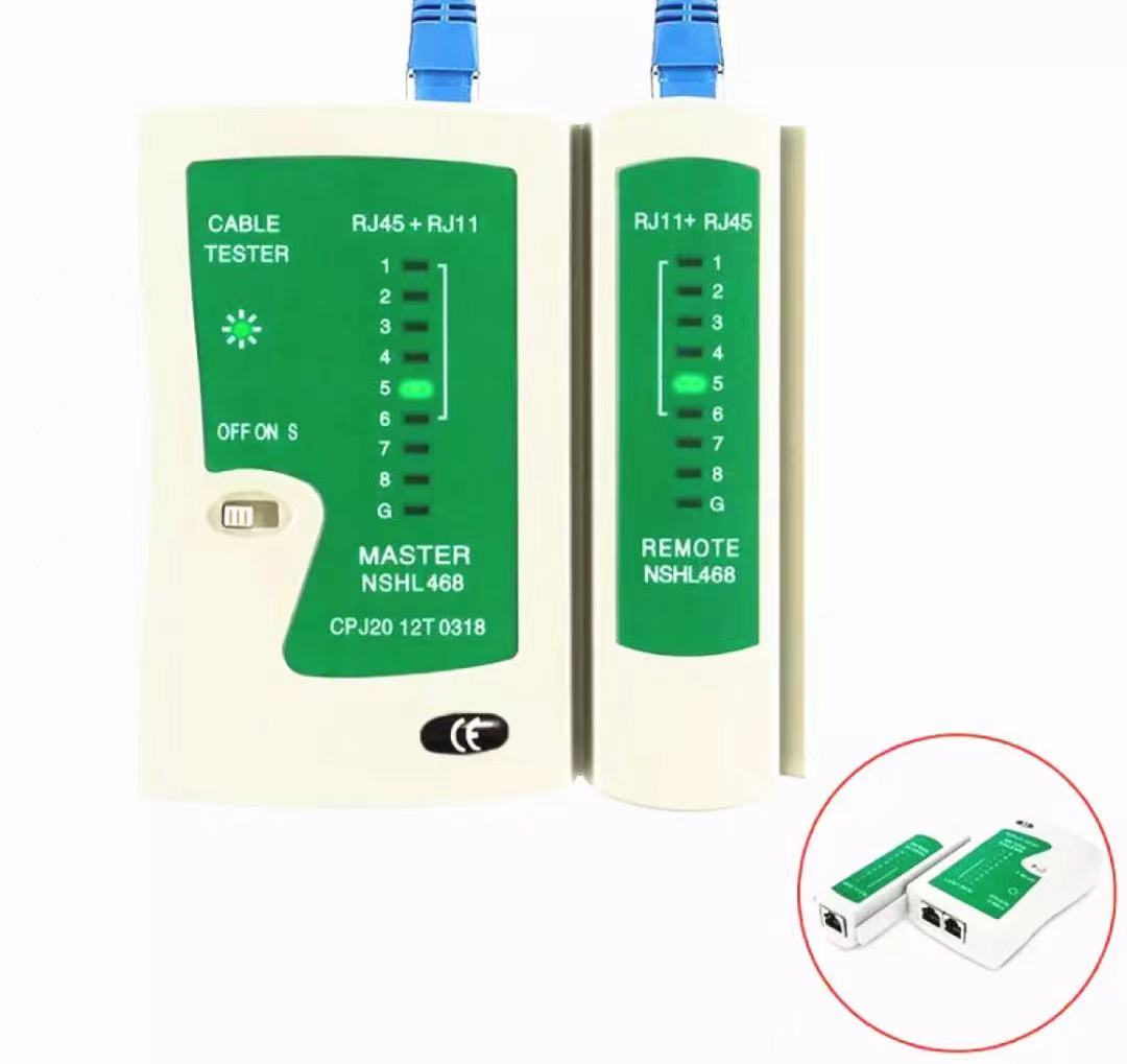 RJ45 RJ11 RJ12 CAT5 UTP Network LAN USB Cable Tester Remote Test Tools ...
