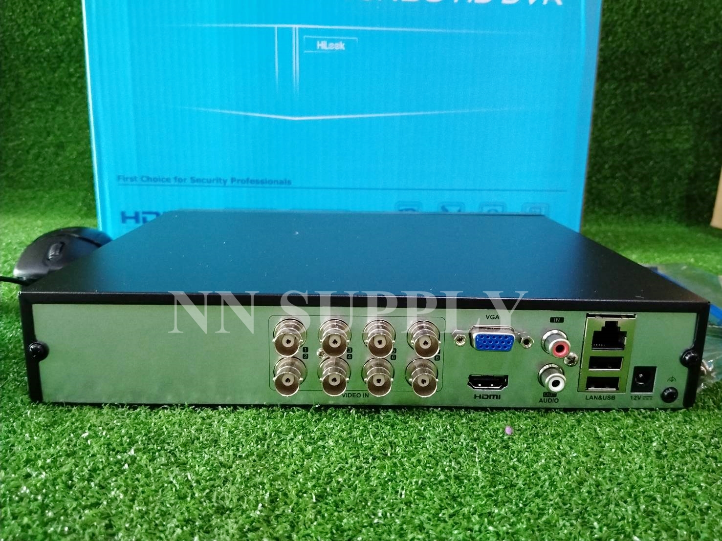 HiLook เครื่องบันทึกกล้องวงจรปิด 8 CH รองรับกล้องมีไมค์ รุ่น DVR-208G-F1(S) (รองรับระบบ HD ...