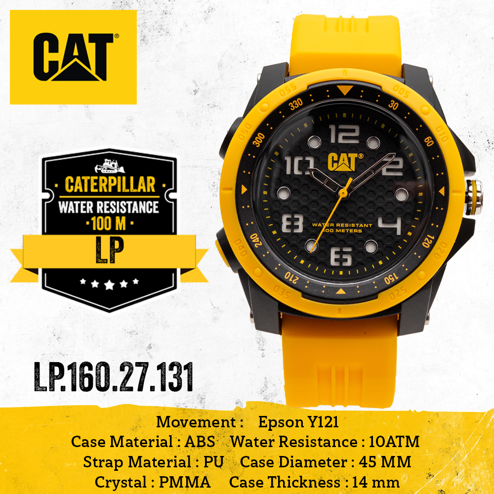 CAT LP นาฬิกา CAT Caterpillar ผู้ชาย สายซิลิโคน ของแท้ สินค้าใหม่ รับ ...