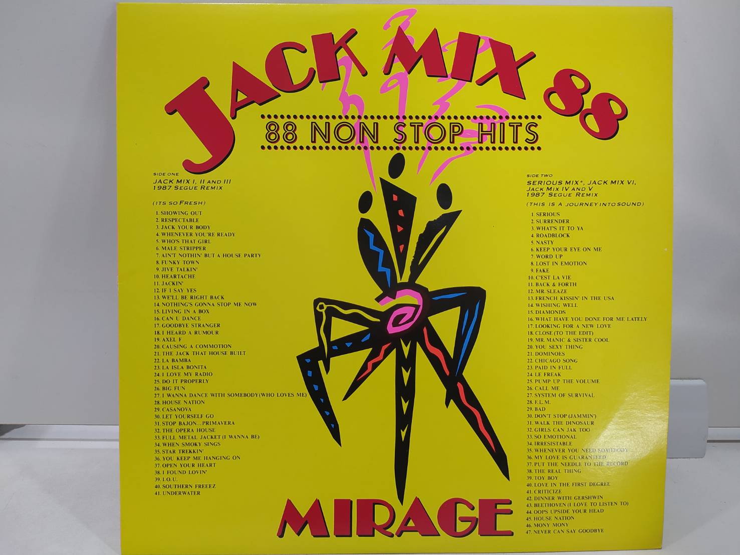 1LP Vinyl Records แผ่นเสียงไวนิล Mirage - Jack Mix 88 (J1K260) | Lazada ...