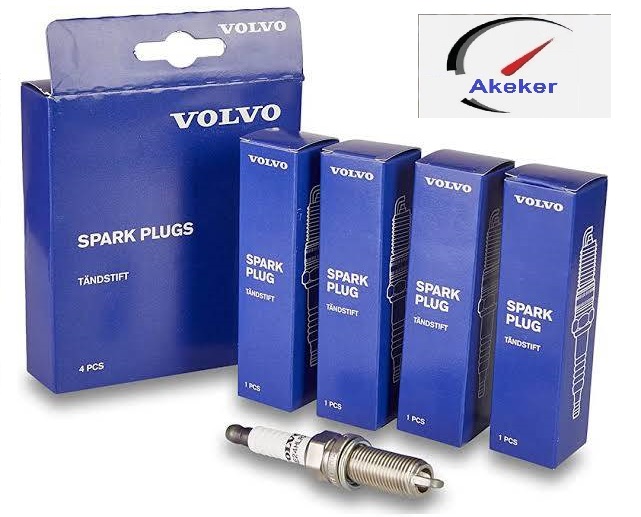 Set of 4 OEM Genuine Volvo Spark Plugs S60 S80 S90 V60 V90 XC40 XC60 ...
