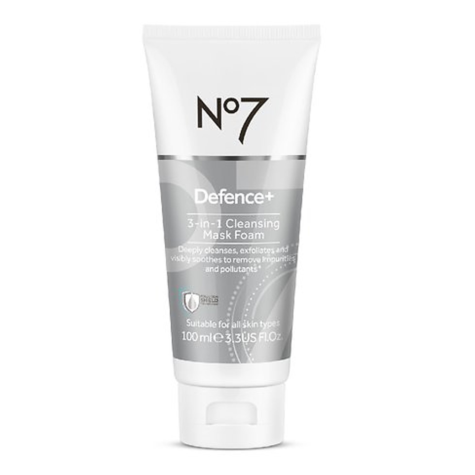 No7 Defence+ 3 in 1 Cleansing Mask Foam 100ml คลีนซิ่งโฟมทำความสะอาดผิวหน้าสูตรช่วยลดริ้วรอย ...