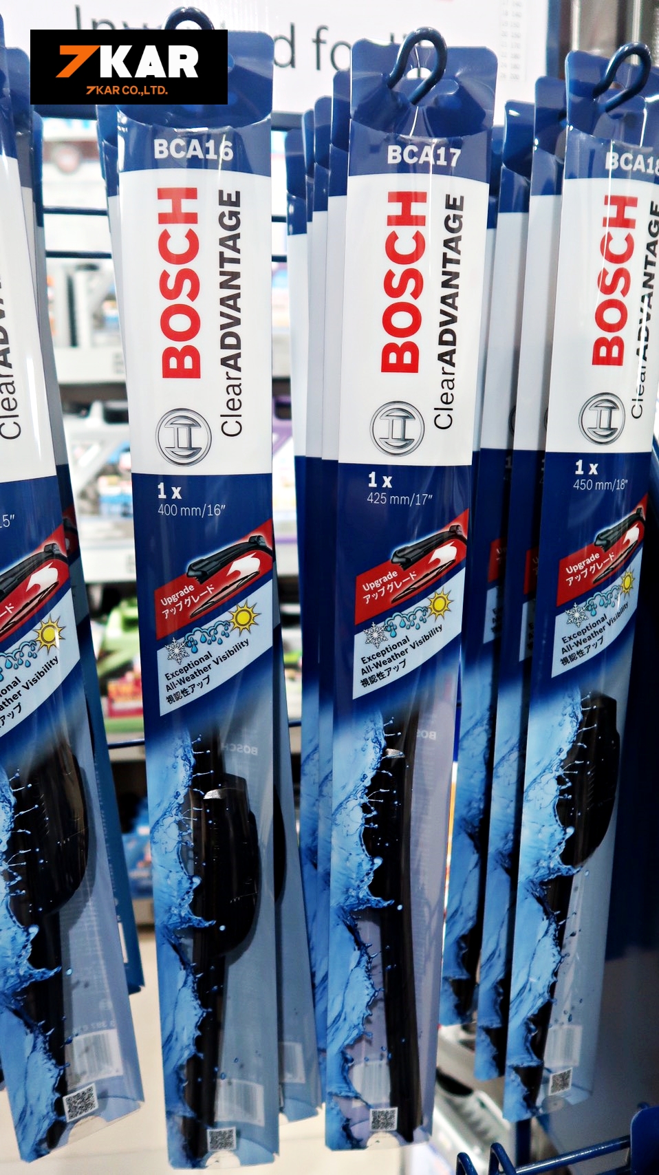 ชุดใบปัดน้ำฝน Bosch Clear Advantage - 7KAR - ThaiPick