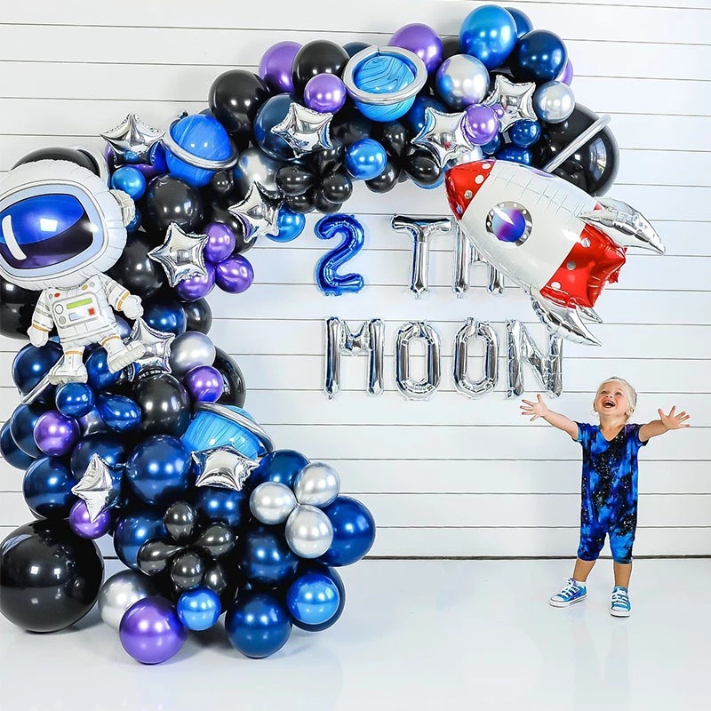 Outer Space Party Balloons Astronaut Balloon Solar System Birthday ...