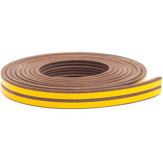 ซีลยางประตูกันเสียง ติดยางขอบประตู ลดเสียงรบกวน RAVEN (RP48 BROWN ...