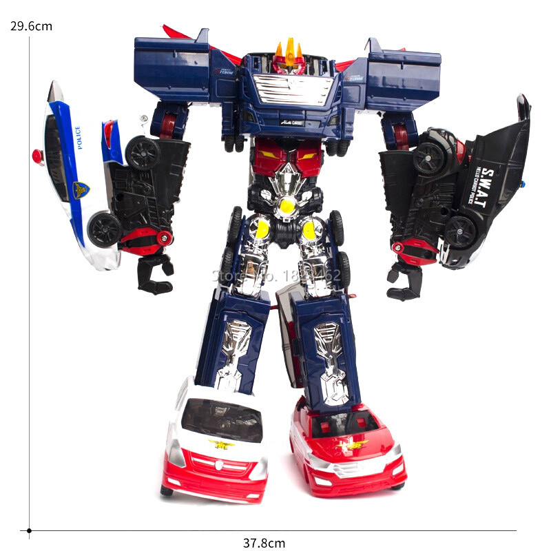 5 IN 1 Hello Carbot Penta Storm Model Transformation Robot Toys Action ...