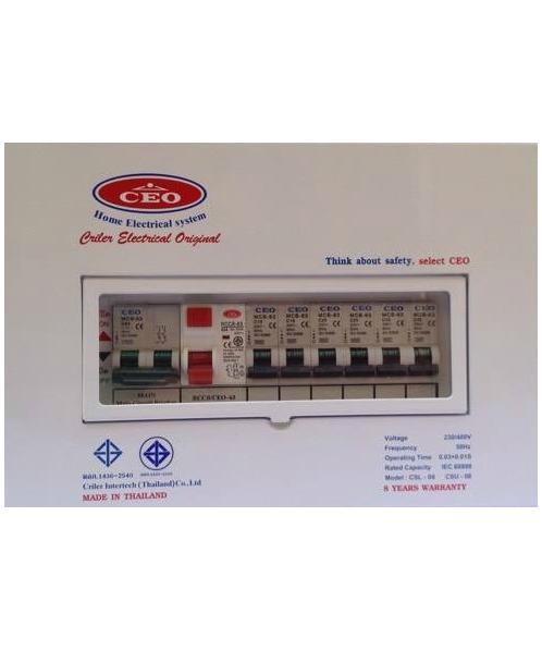 CEO เครื่องตัดไฟฟ้ารุ่น CSL 50A 6 ช่อง Csl 6w 50A - Megan10 - ThaiPick