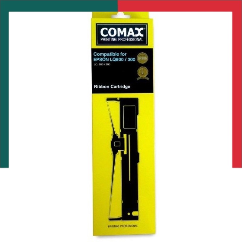 ผ้าหมึกริบบ้อน LQ310 EPSON พิมพ์กระดาษต่อเนื่อง สำหรับเครื่องพิมพ์ EPSON LQ-310 Comax พร้อมส่ง ...