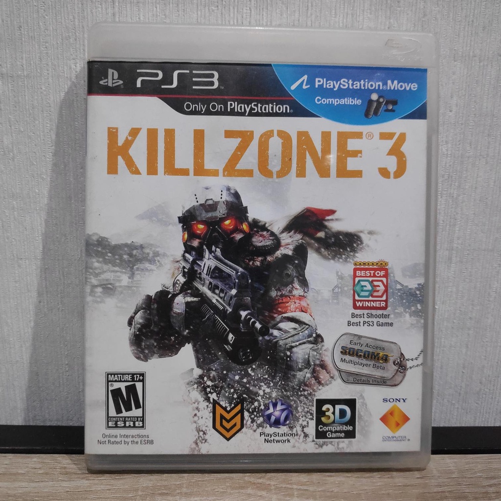 SALE {ENGLISH} PS3 Killzone kill zone 3 III PS3 แผ่นเกม มือ 2 แผ่นสภาพ ...