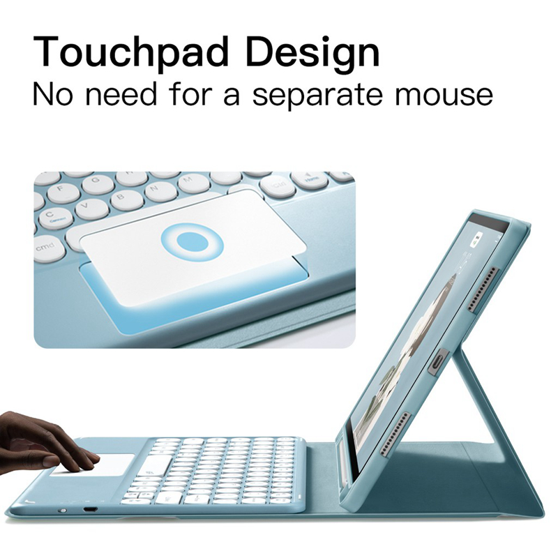 IPad Keyboard Case With Magic Touchpad For 10.2 IPad 9Th 8Th 7Th Gen 10 ...