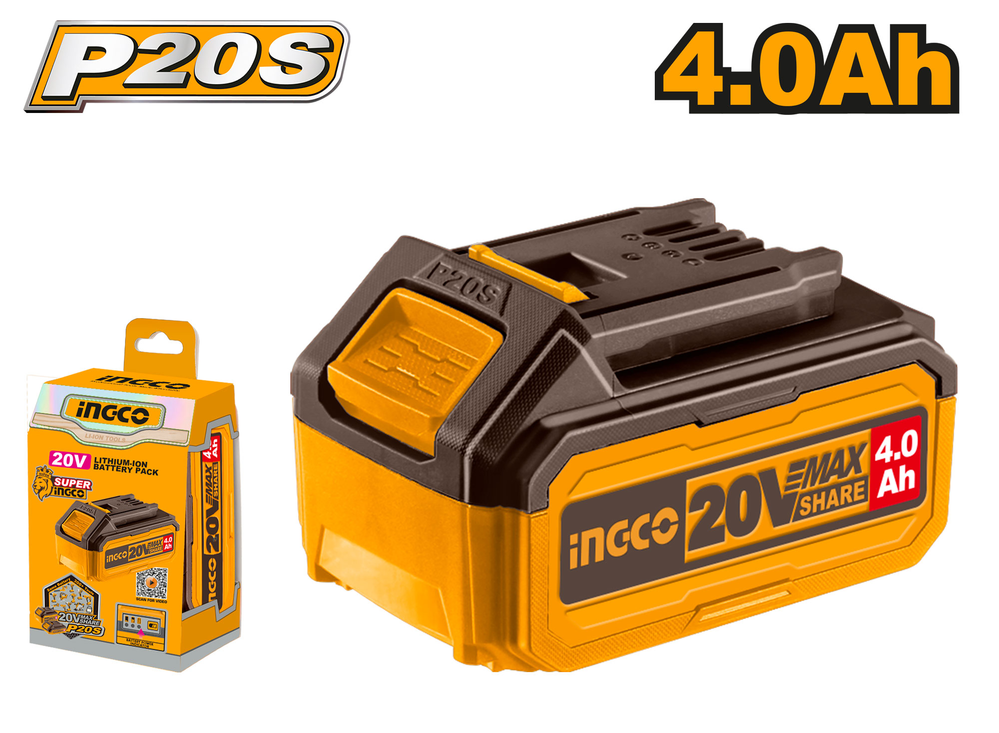 INGCO สว่านแบตเตอรี่ไร้สาย 20V (BL MOTOR บัสเลส) แรงบิดสูงสุด 52 Nm ...