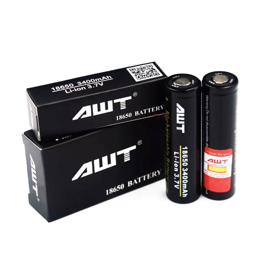 ถ่านชาร์จ AWT 18650 3400 mAh 1 ก้อน แถมฟรี ที่ชาร์จถ่าน แบบรางเดี่ยว ...