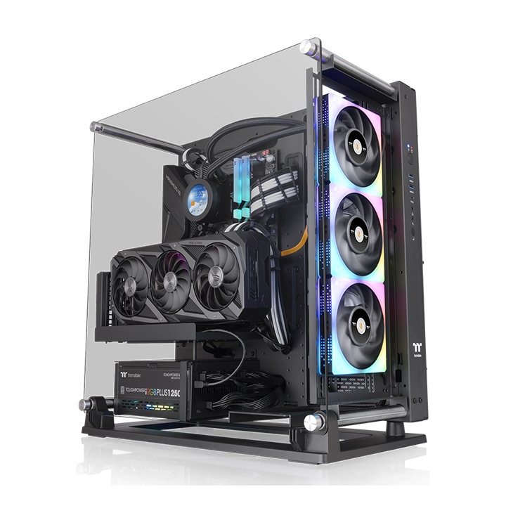 THERMALTAKE ( เคสคอมพิวเตอร์ แบบเปล่า ๆ ) CASE CORE P3 TG PRO BLACK ...