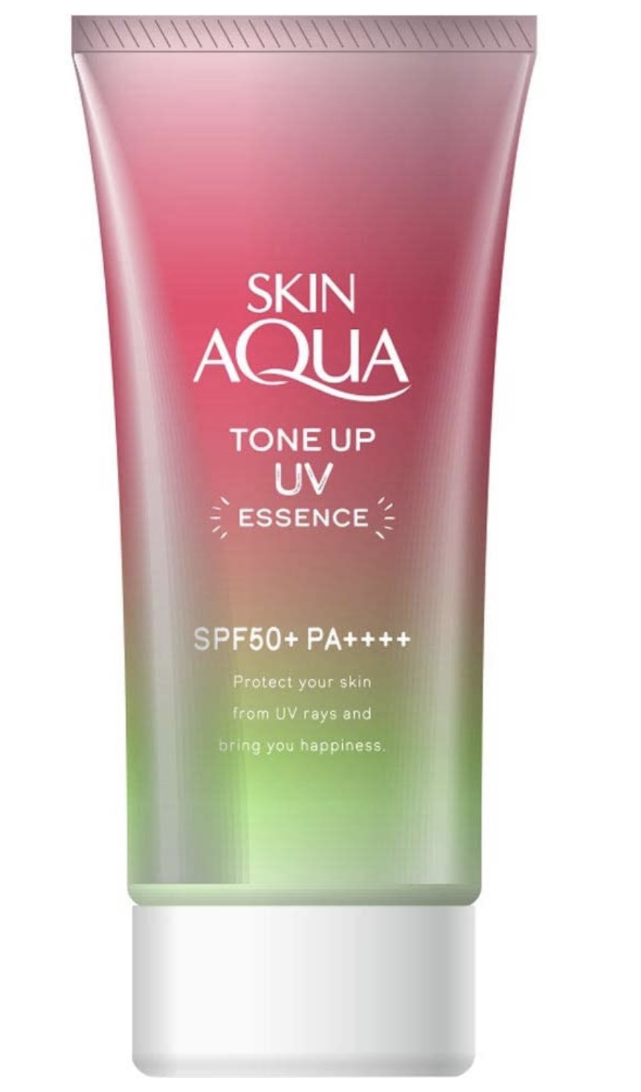 (Rose Aura) Rohto Skin Aqua Tone Up UV Essence SPF50+ PA++++ 80g. - MixASale