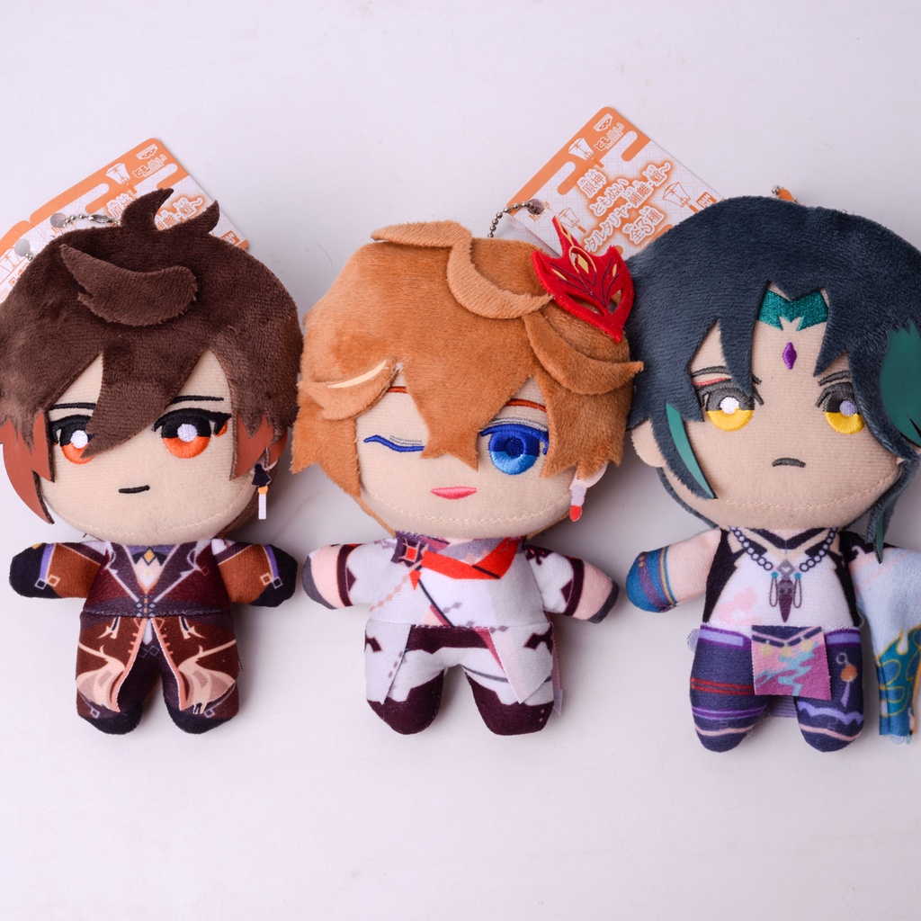 10-15cm Game Genshin Impact Stuffed Doll xiao ZhongLi Plush Toys ...
