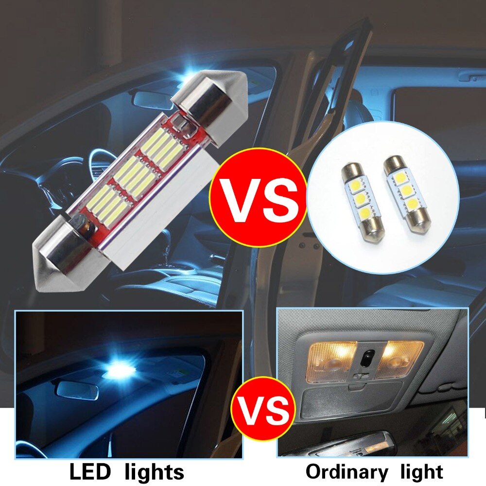 LEADTOPS 1ชิ้น C10W C5W LED Canbus Festoon 31มิลลิเมตร36มิลลิเมตร39มิลลิเมตร41มิลลิเมตรสำหรับ ...