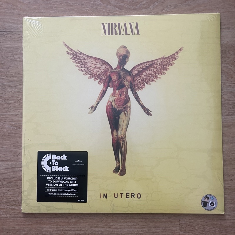 แผ่นเสียง Nirvana : In Utero Vinyl, LP, Album, Reissue, Repress, 180 ...