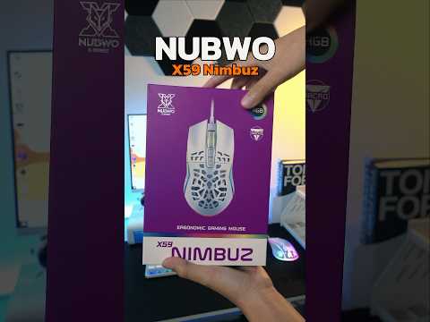 เมาส์เกมมิ่ง Nubwo X59 NIMBUZ Ergonimic Gaming Mouse Macro เมาส์มาโคร เมาส์เกมมิ่ง ...