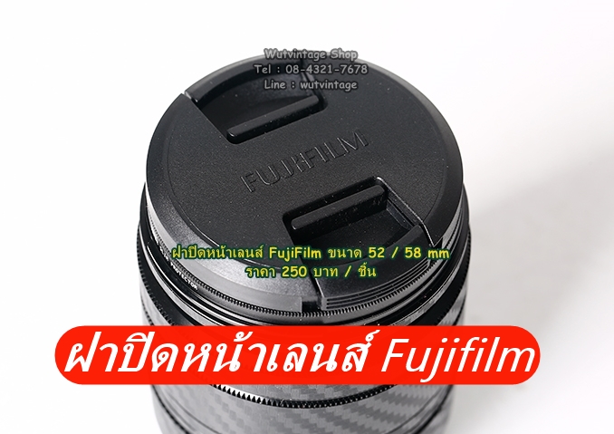 ฝา Fuji X-A2 XA3 XA5 XA7 XA10 XA20 XT10 XT20 XE2 XE3 XT100 XT200 XT1 XT2 XT3 ขนาด 52 และ 58 mm ...
