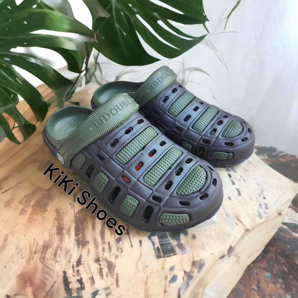 KiKI Shoes - รองเท้าผู้ชายแบบสวม แตะหัวโตชาย ยี่ห้อ double เปิดส้น ...