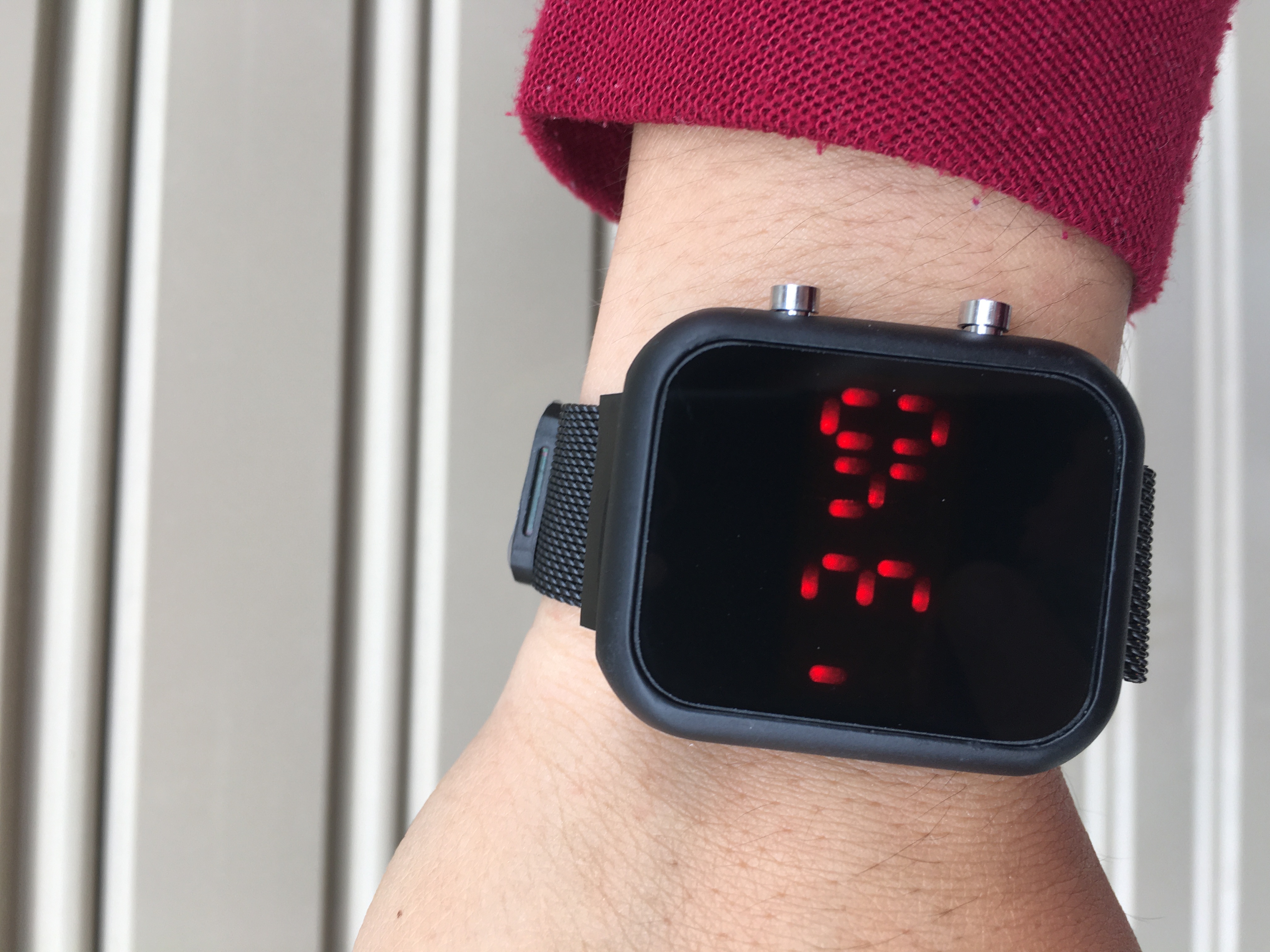 พร้อมส่ง นาฬิกาผู้หญิง นาฬิกาข้อมือแฟชั่นผู้หญิง นาฬิกาดิจิตอล LED03 นาฬิกาสายแม่เหล็ก ส่งไว ...