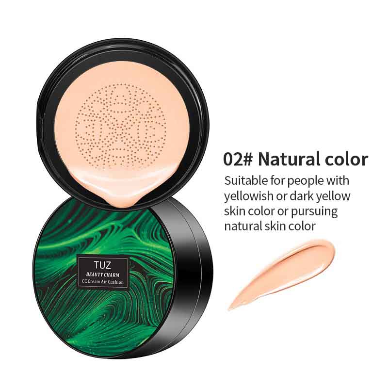TUZ New BB Cream Air Cushion Face Foundation Mushroom Head Concealer ...
