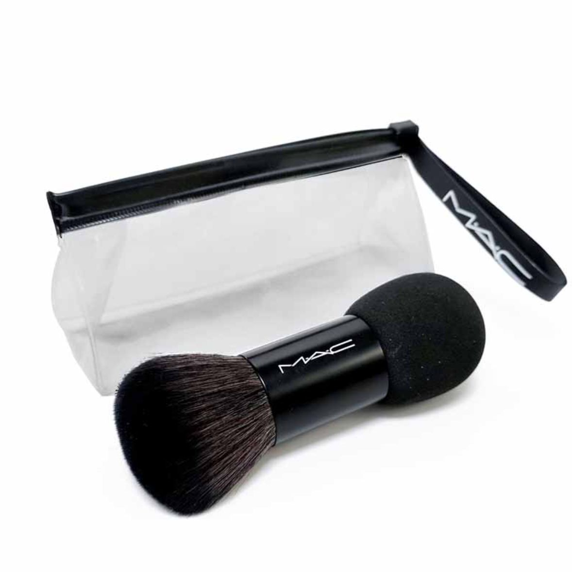 แปรงแต่งหน้าดูโอ MAC Duo Face Brush ขนแปรงคาบูกิพร้อมกระเป๋า - NONNY ...
