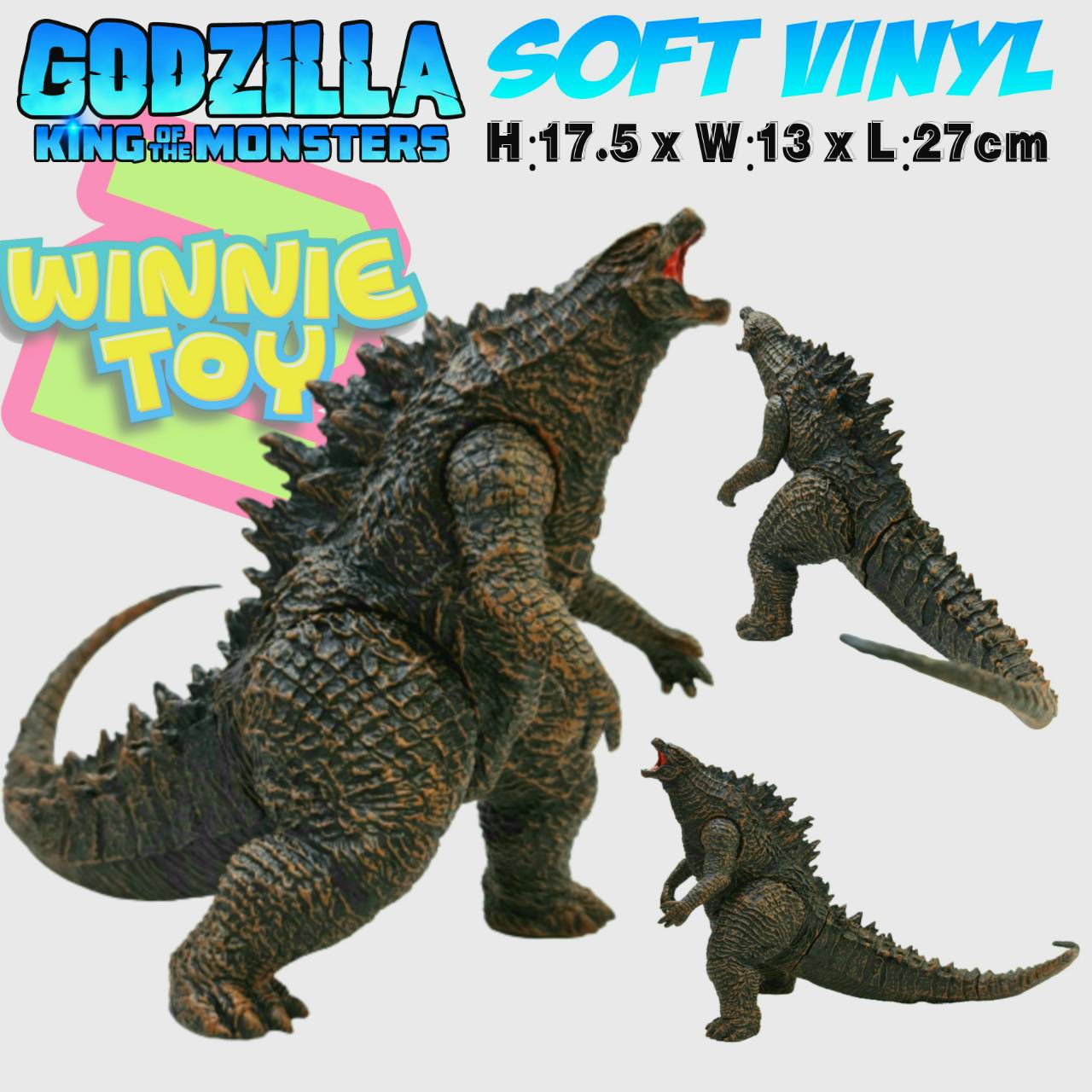 ฟิกเกอร์ โมเดล figure model SOFT VINYL Godzilla WINNIETOYS | Lazada.co.th