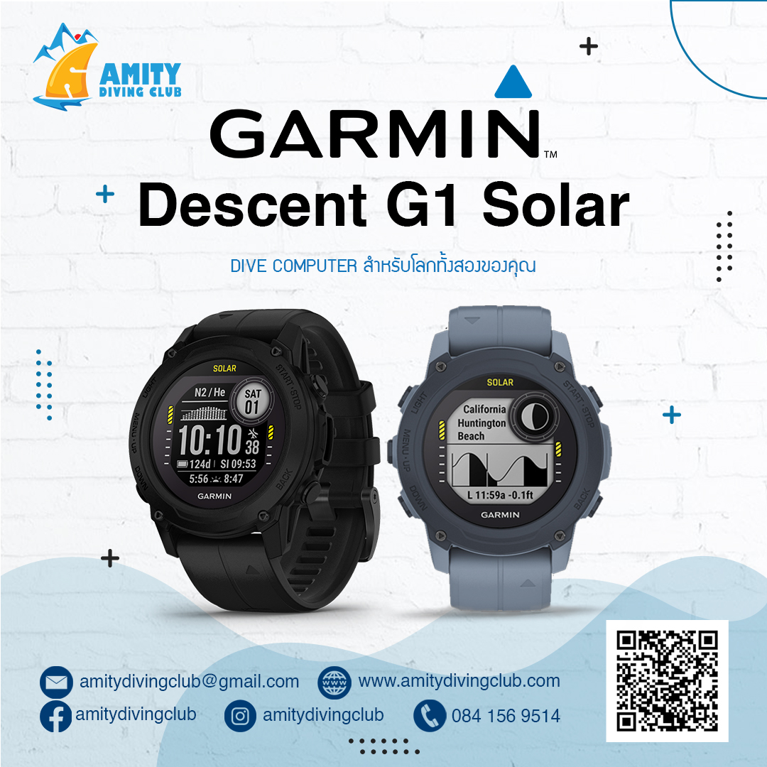 GARMIN G1 SOLAR - Amity Diving Club - ThaiPick