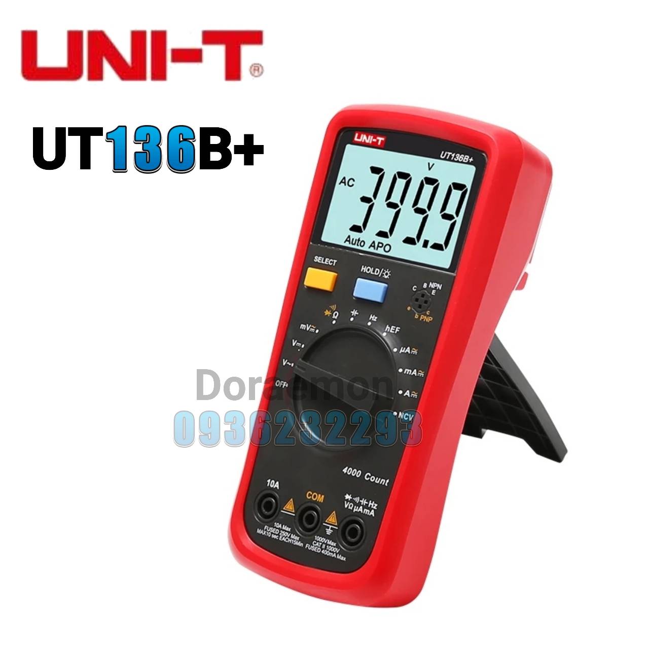 UNI-T UT136B+ มัลติมิเตอร์ดิจิตอล อนาล็อคมัลติมิเตอร์ มิเตอร์วัดไฟแบบ ...