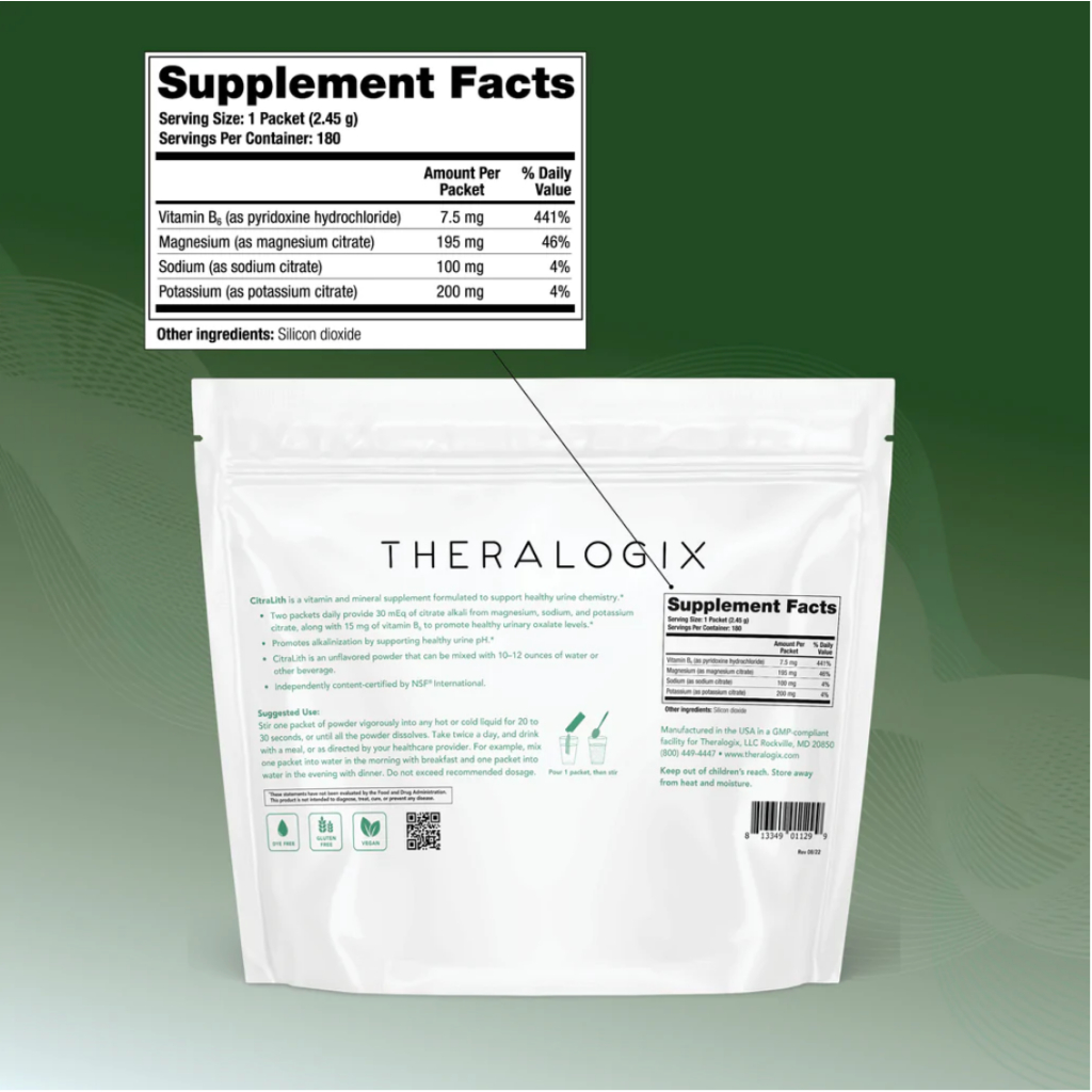 Theralogix CitraLith Vitamin Mineral Supplement - dragonsky.lzd - ThaiPick