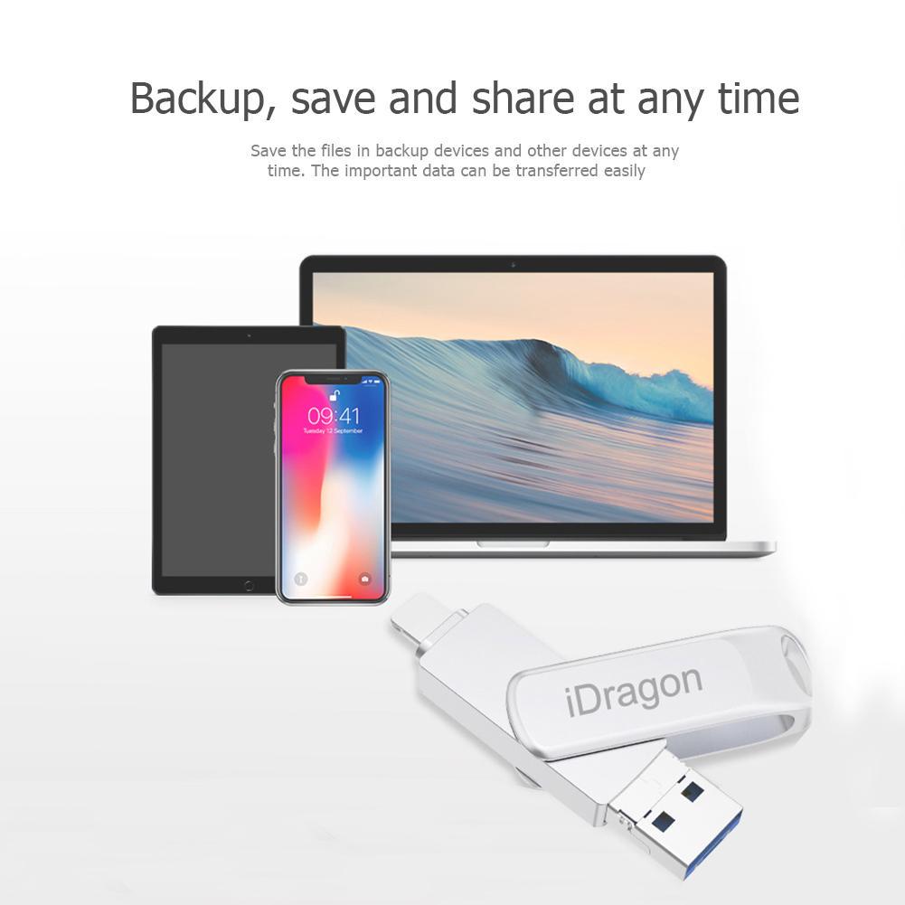 NewIDragon IDrive32G64G128G Super High Speed USB 3.0 แฟลชไดร์ฟ 3 In 1 ...