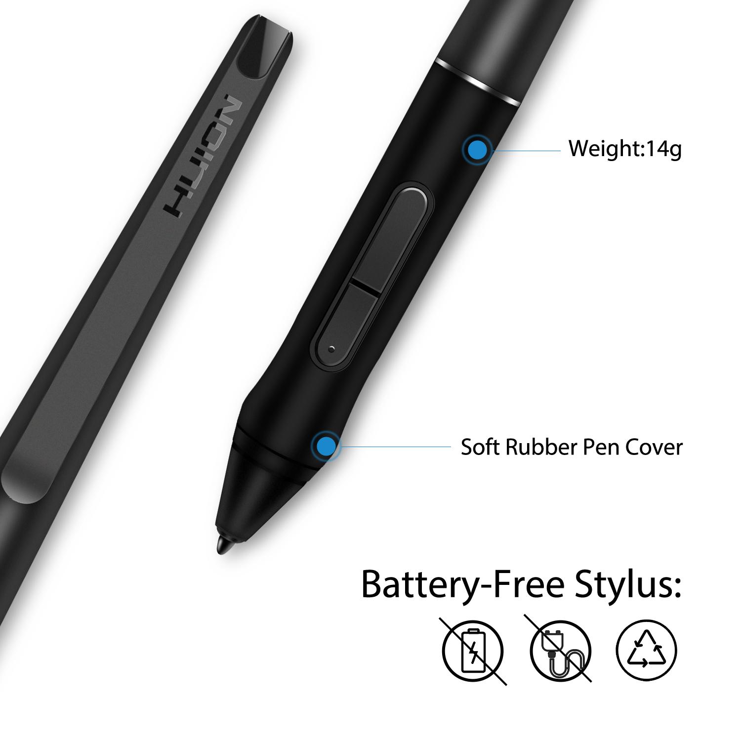 Huion Q11K V2 Wireless Graphic Drawing Tablet Upgraded Battery-Free ...