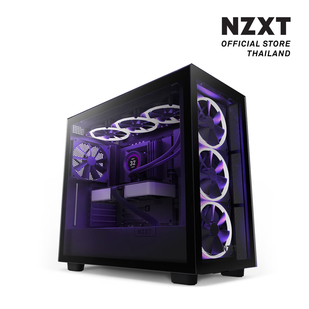 NZXT Case H7 Elite Premium Mid Tower - Black (CM-H71EB-02) - NZXT ...