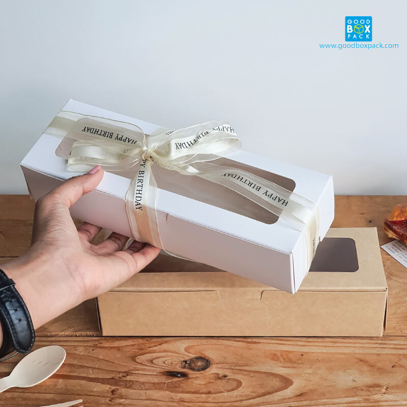 Goodboxpack หัวถุงขนม 4 นิ้ว ใช้กับถุงจีบ 7x11 นิ้ว ป้ายปิดถุงกระดาษปิดปากถุงขนมไม่รวมถุง ...