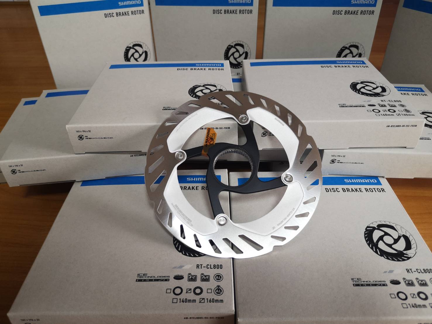 ใบดิสเบรค Shimano Ultegra RT-CL800 Center Lock Disc Brake Rotor ใบดิส ...