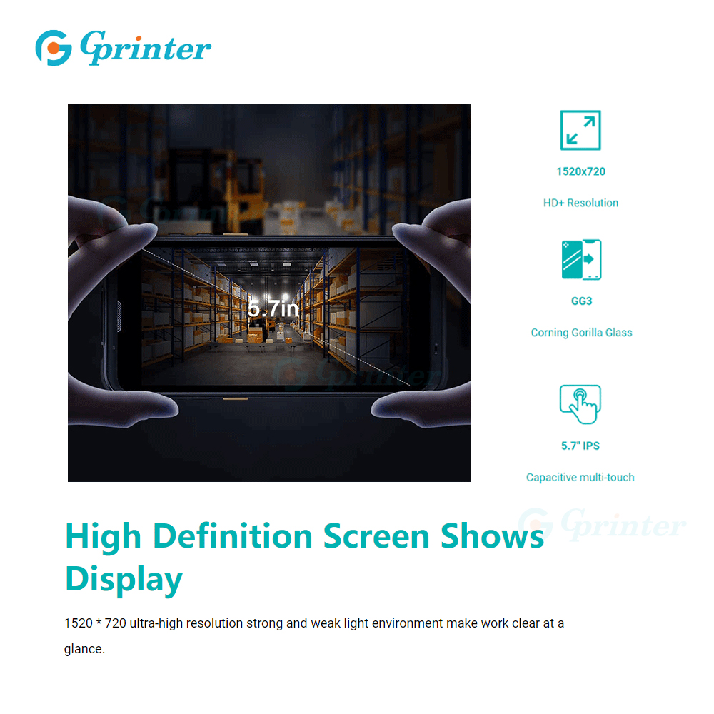 Gprinter PDA KR88 เครื่องนับสินค้าคงคลัง Android 5G สแกนบาร์โค้ด ตัวรวบรวมข้อมูล จอสัมผัส ไร้สาย ...