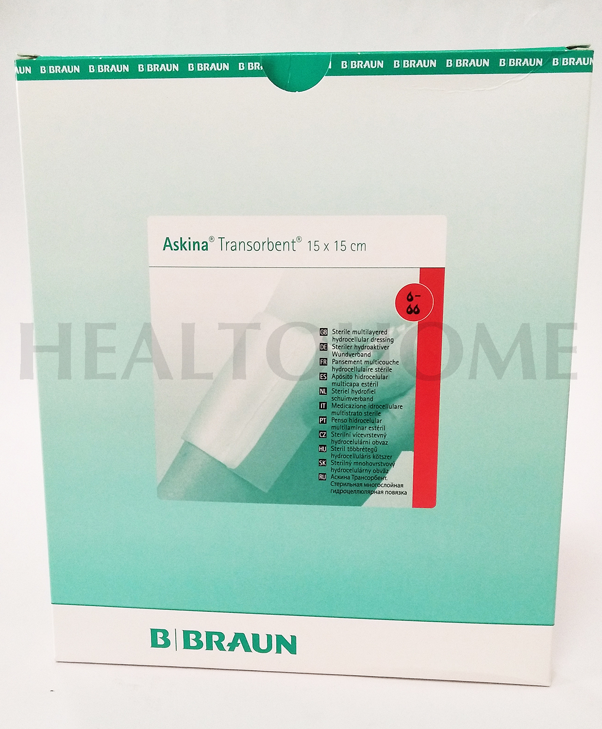 Askina Transorbent แผ่นแปะแผลกดทับ ขนาด 10x10 15x15 และ 20x20 ซม ...