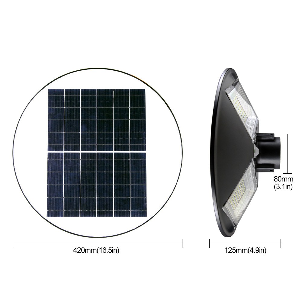 รุ่นใหม่ 900W โคมไฟถนน UFO Square Light 900W ไฟถนน ไฟโซล่าเซลล์ โคมถนนโซล่าเซลล์ โคมพลังงานแสง ...