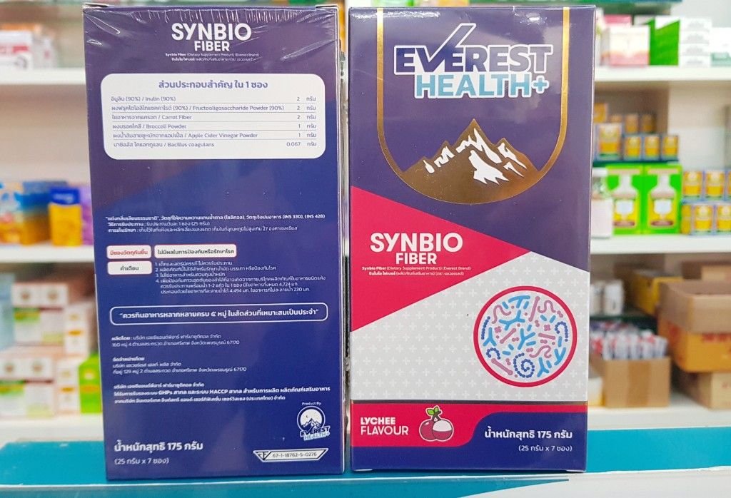 SYNBIO FIBER JELLY STRIP กลิ่นลิันจี่ (1กล่องมี 7ซอง) | Lazada.co.th