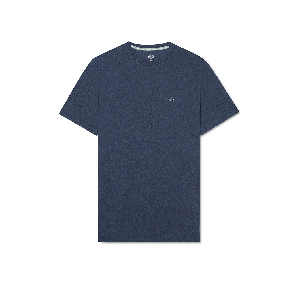 AIIZ (เอ ทู แซด)-เสื้อแอคทีฟคอกลม ผ้าทอลายมูลิเน่ สัมผัสนุ่ม แห้งเร็ว ...