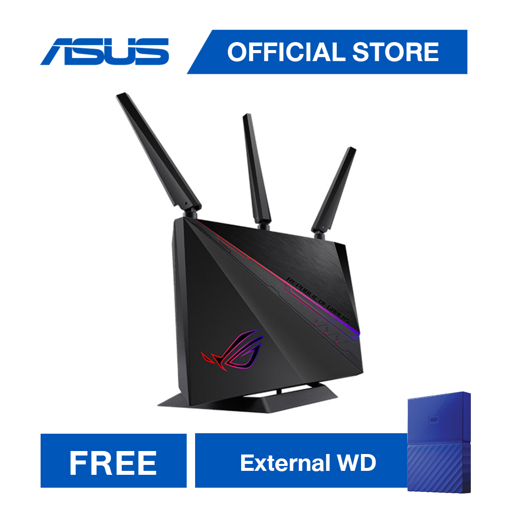 Asus Router (ROG Rapture GT-AC2900) Dual Band WiFi Gaming Router ...